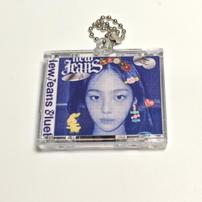 newjeans专辑迷你CD专辑NFC定制周边钥匙扣挂件CD定制迷你专辑nfc
