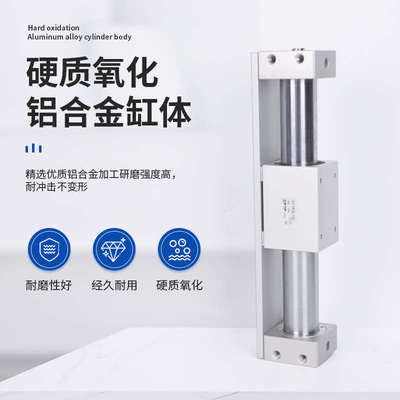 气动MRD磁偶式无杆气缸CY3R/CY1R32-100/200/300/400500