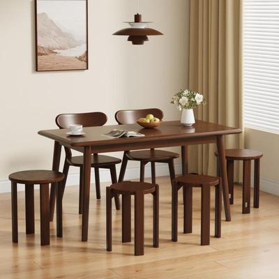 叠叠凳实木茶几餐凳子家用多功能组erB6Kefa合厅放吃饭客板叠凳中