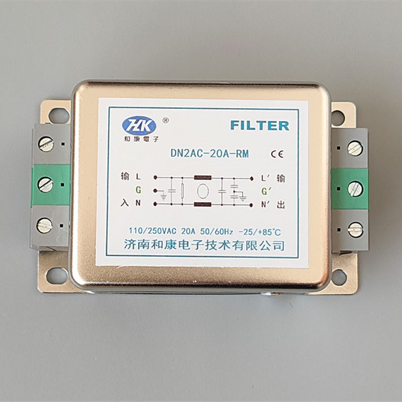 交流三相b单相电源滤波器端子式接线220V380V噪声干扰净化推荐