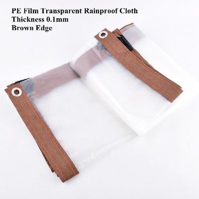 极速0.1mm PE Film Transparent Rainproof ClotOh Garden Greenh