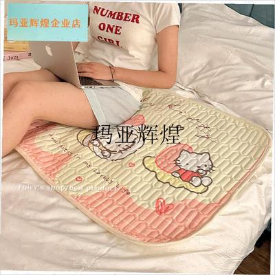可爱姨妈垫f防滑大号例假生理期防侧漏垫子四季通用可水洗隔尿床,
