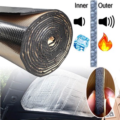 新品140x100cmxi0.5cm Car Heat Shield Insulation Deadening Ma