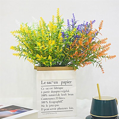 极速Bundles Artificial Flowers BPlastic Fake Outdoor Plants