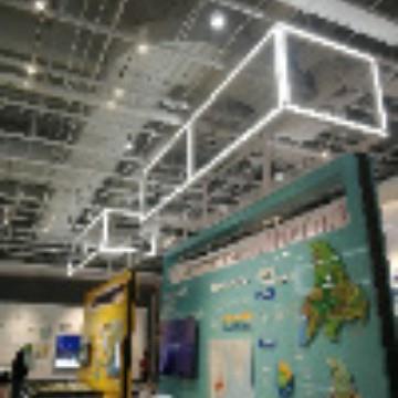 LED面板灯铝方通办公长条工程项目吊线灯直下发光1.2米工程灯节能