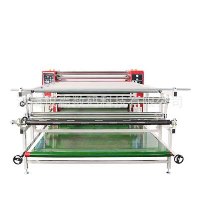 滚筒升华热转印机匹布窗帘布自动纠偏热转印油温滚筒机数码印花机