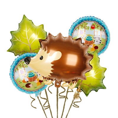 极速Autumn Forest Animal Theme Balloons SetR Squirrel Fox