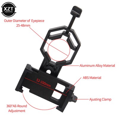 新品Universal Cell Phone Adapter Clip MountN Binocular Monoc
