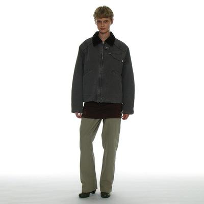 后背大口袋水洗牛仔夹克外套百搭