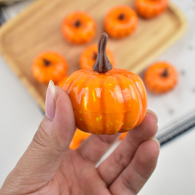 极速Halloween Decoraption Bubble Fake Pumpkin Maple Pine Con