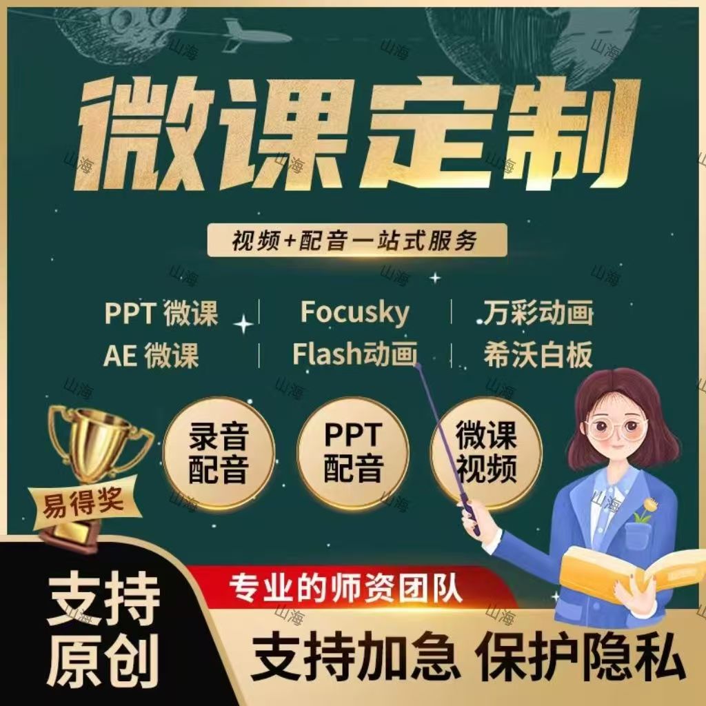 focusky微课制作高考化学专题MG动精品课万彩配音设计