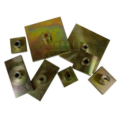 砂浆拉拔头涂料粘结强度拉拔块试块挂钩夹具标准块螺纹接头胶粘