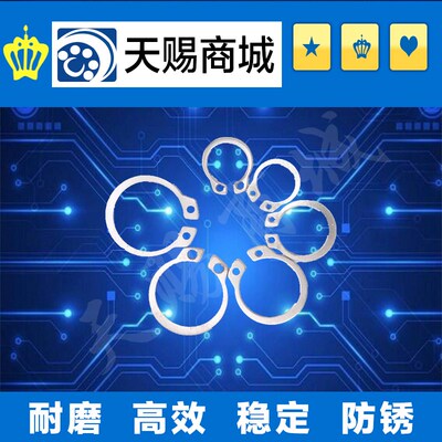C型扣环(轴用)STWS22/STWS23/24/25/26/28/29/30/32/35/38不锈钢