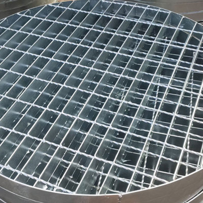 热镀锌钢格板平台钢格栅马道踏步格栅板化工电厂平台防滑钢格板