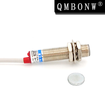 霍尔开关 NJK-8002C 霍尔接近开关三线npn常开24v 接近开关传感器