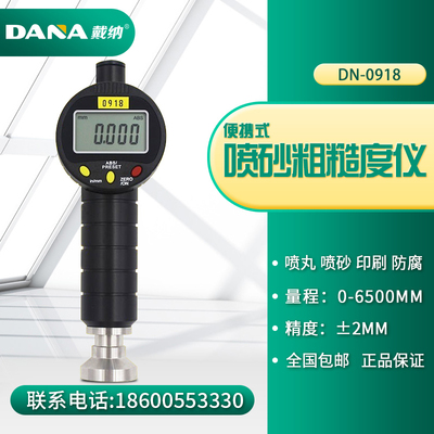 戴纳DANA锚纹仪喷砂喷丸粗糙度仪DN0918喷涂防腐砂目仪深度检测仪
