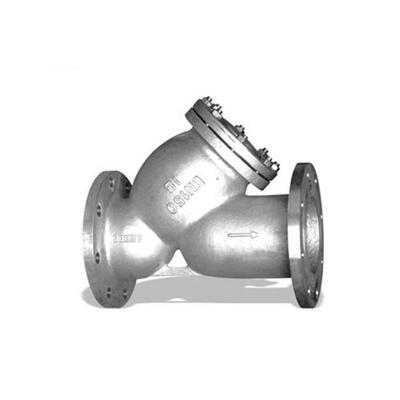 304不锈钢精铸法兰式Y型过滤器 GL41H 100目Flanged Y-strainer