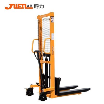 爵力SDJ2.0T-1.6手动液压搬运车叉车堆高车小型升降物流仓储装卸