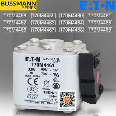 巴斯曼保险170M4458 4459 4460 4462 4464 4467 4468 4469熔断器