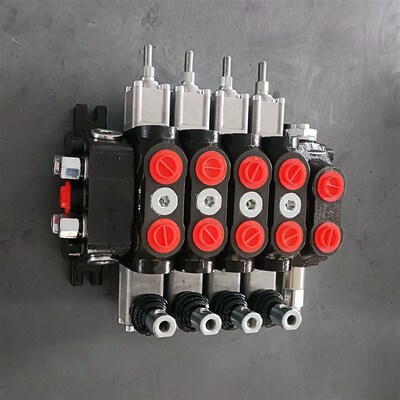 1-8吨大汉飞涛随车吊吊机多路换向阀DCV60H-4MT液压分配器四联阀