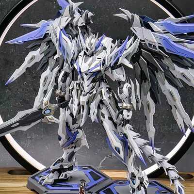 摩动核机甲命运七剑拼装男孩玩具