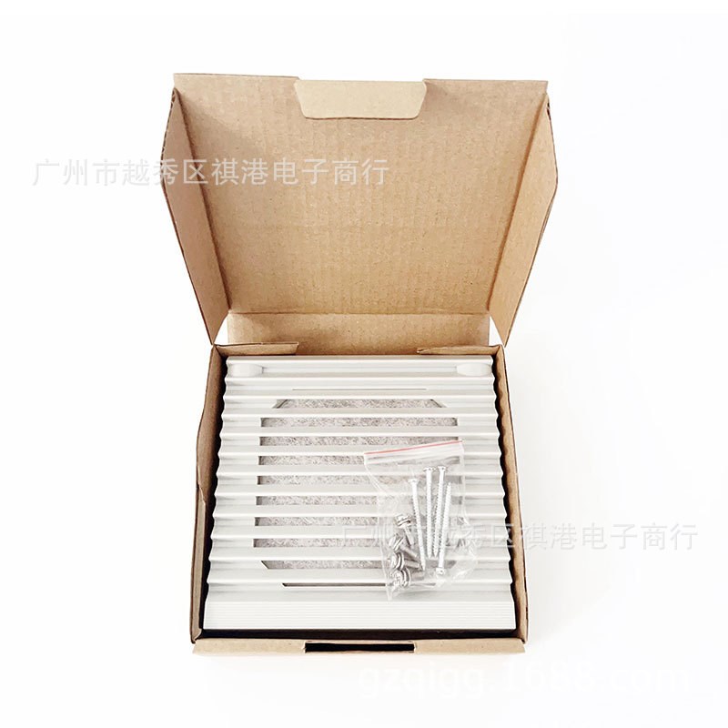 ZL-802百叶窗网罩 9CM机箱机柜电柜散热风扇防尘网 通风过滤网组