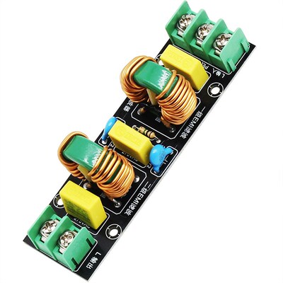 交流AC220V高频电磁干扰EMI电源滤波板EMC FCC大功率抗噪声消除器
