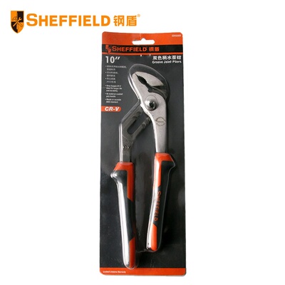 钢盾S045009双色柄水泵钳10