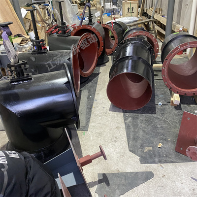 PZI-600手动配水闸阀矿用隔爆型电动配水闸阀带连接杆阀杆