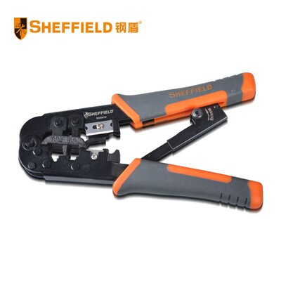 钢盾S035022 230mm绝缘端子压接钳0.5-6m㎡电缆连接