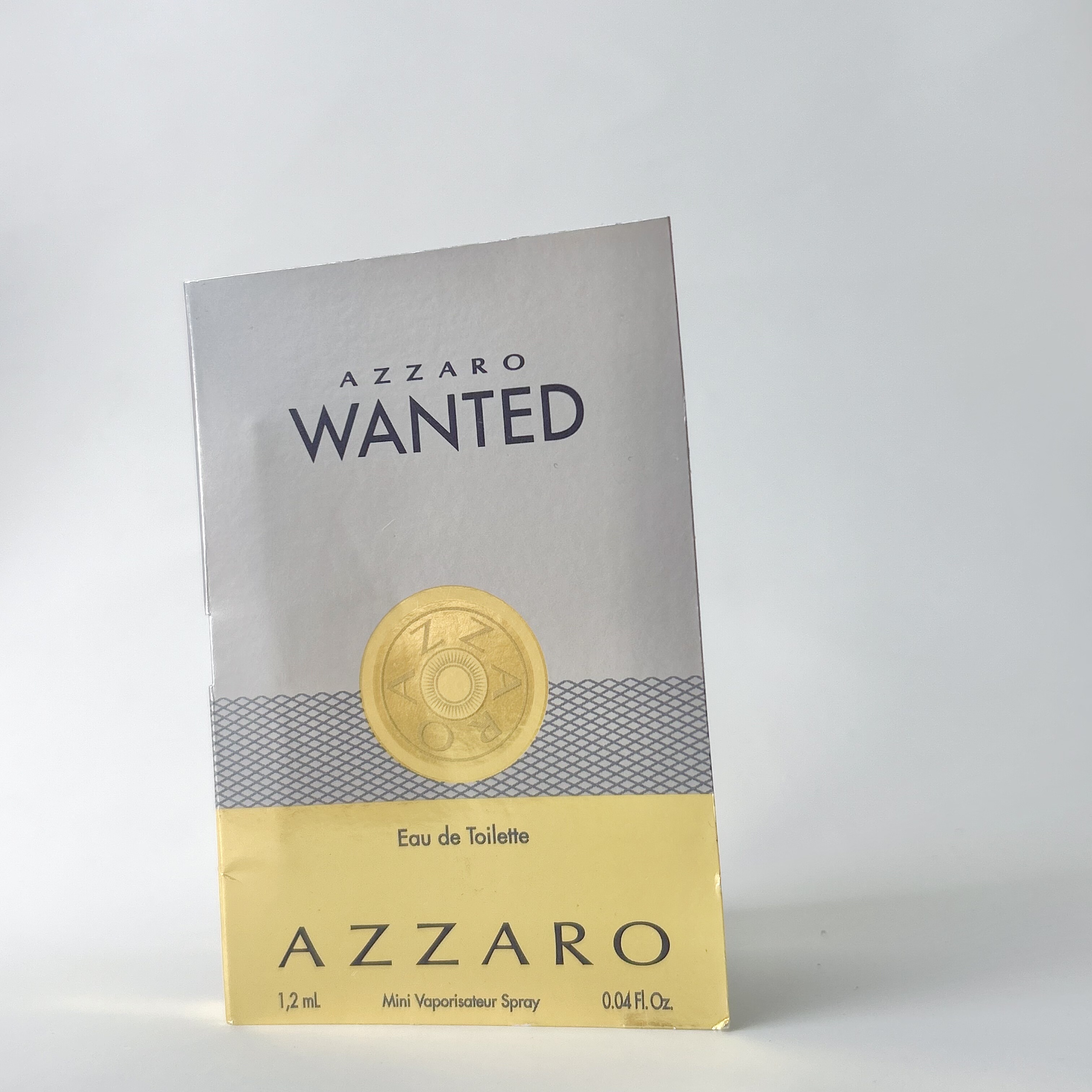 木质香调 AZZARO/阿莎罗通缉令男士香水小样试管edt1.2ml卡纸瑕疵