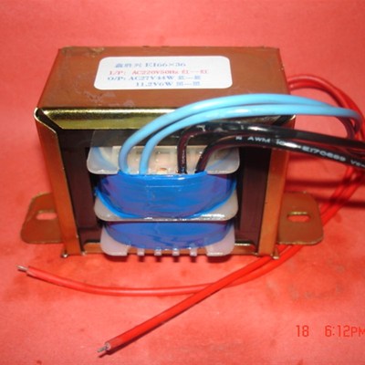 车库门50W220V转27V,11.2V自动门EI6636-1机床自动控制电源变压器