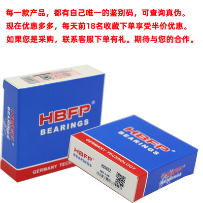 HBFP德国轴承6226/6228/6230/6232/6234/6236/6238/6240/M/P4