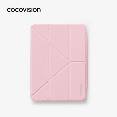 【COCOVISION新款内置笔袋】iPad平板保护壳适用苹果air7保护套带笔槽10代横竖支撑pro11寸air6防弯Y折防摔