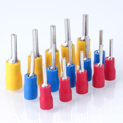PTV针形预绝缘接线端子 冷压插针 片形接线鼻线耳 电线插头连接器