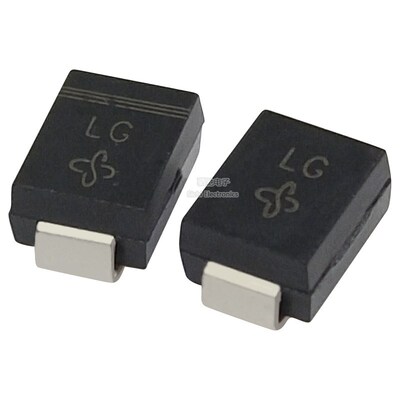 单向SMBJ13A 双向SMBJ13CA 贴片TVS瞬态抑制二极管13V 丝印:LG/BG