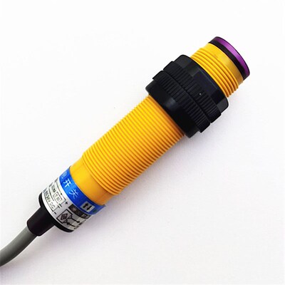 远距离交流光电开关E3F-DS200Y1漫反射红外传感器二线常开220VAC