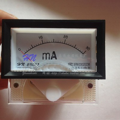 85C17指针式直流电流表10mA 20mA 30mA 50mA 100mA