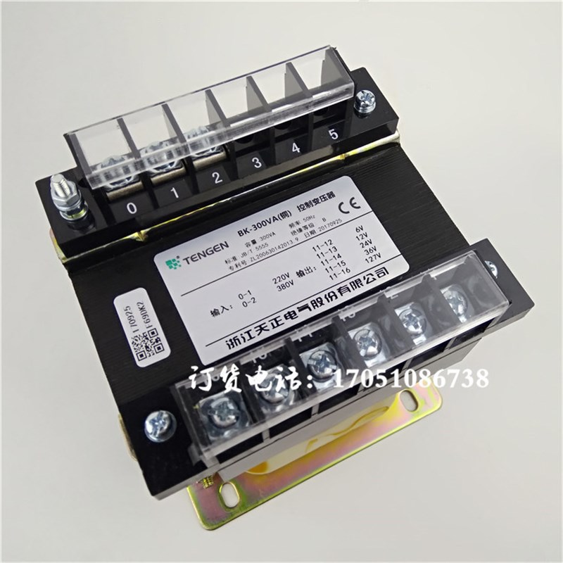 浙江天正电气BK-300VA磨床220V380V变127V36V24V12V6V控制变压器