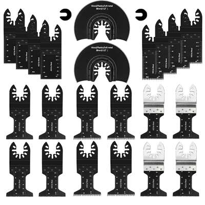 热销24件万用宝锯片套装 oscillating saw blades