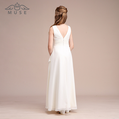 儿童音乐会管弦乐团舞台演出服女童钢琴表演礼服裙小学生朗诵独唱