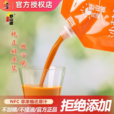 沙棘原浆吕梁野山坡山西特产正品