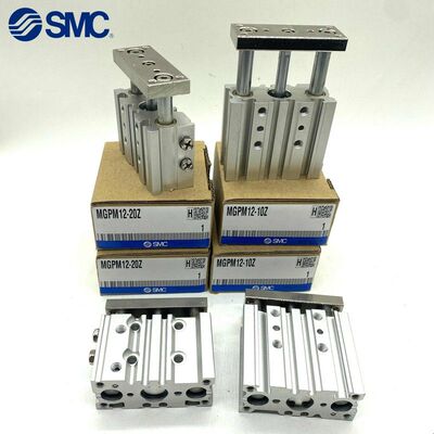 SMC三轴带导杆三杆气缸MGPM12/16/20/25-10X20X30X40X50X75X100ZA