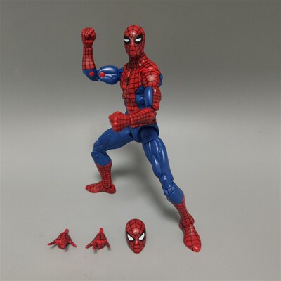 极速Marvel Legends 复古挂卡 经G典蜘蛛人 祖国高仿 6寸可动人偶
