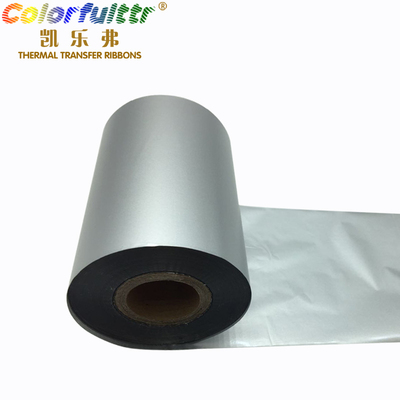 银色碳带30 35 40110mm*300m耐高温服装水洗唛尼龙标签打印机色带