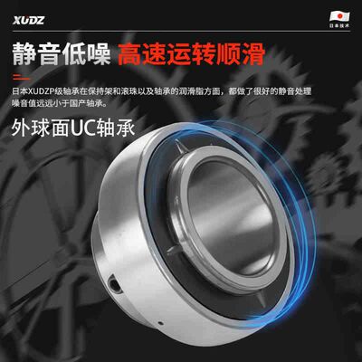 进口外球面轴承带座UC211 UC212 213 214 215高速216 217 218 219