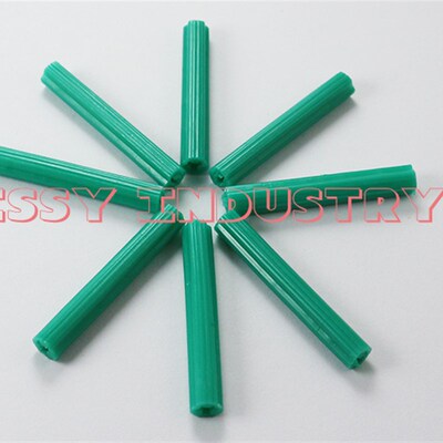 1000只直通膨胀管5mm-12m 螺丝 装修塑料墙塞 壁虎 expand nail