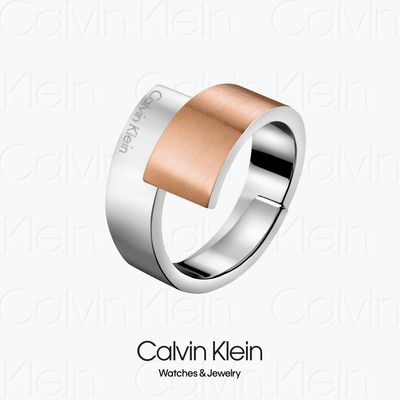 CalvinKlein时装款情侣款戒指