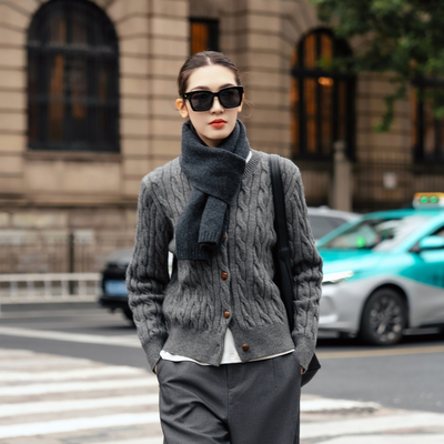 【知喜ziJoy】经典百搭毛衣开衫