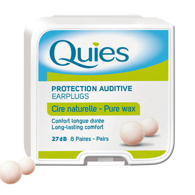 法国进口Quies专业蜡丸睡眠耳塞防噪音隔音降噪静音睡眠用防呼噜